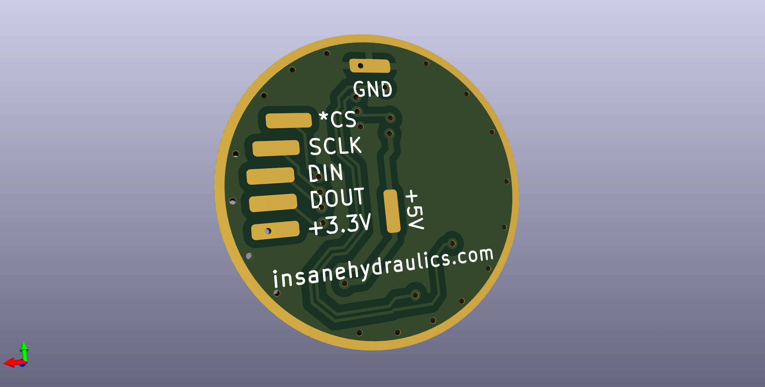 Super Pressure Gauge - ADC PCB Layout